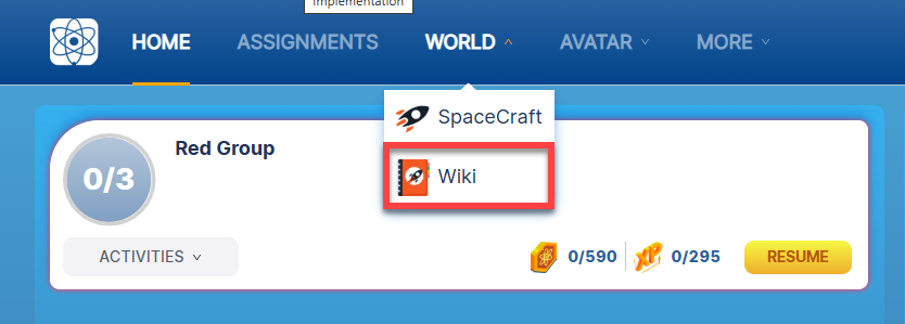 SpaceCRAFT Wiki - Student – Penda Learning