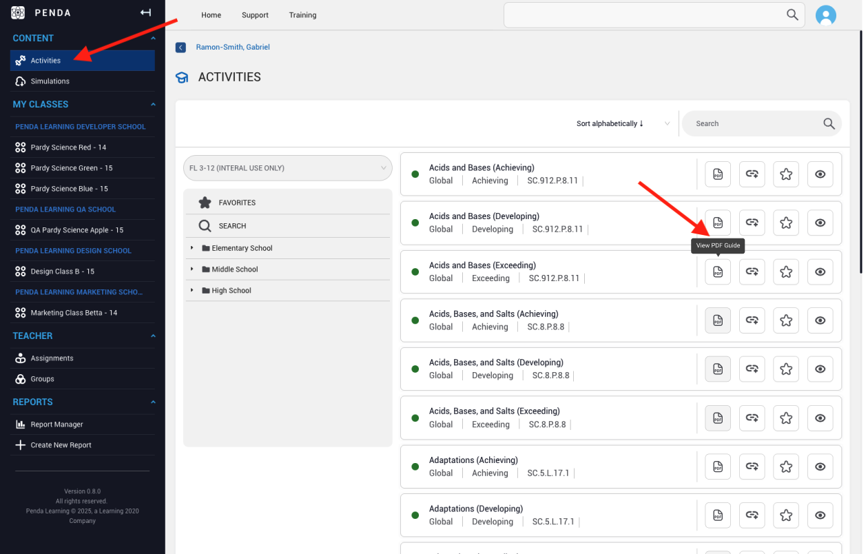 Using Instructional Guides with Penda Science Activities – Penda Learning