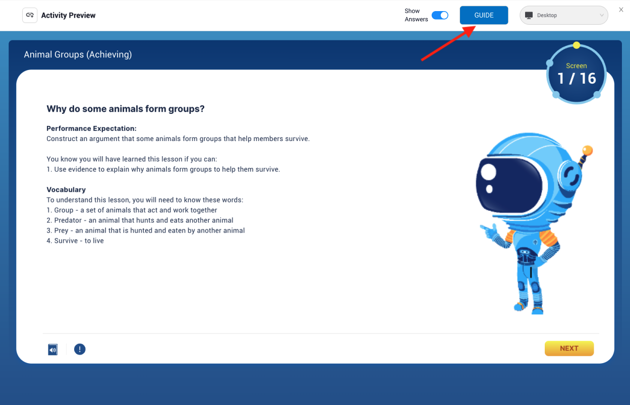 Using Instructional Guides with Penda Science Activities – Penda Learning