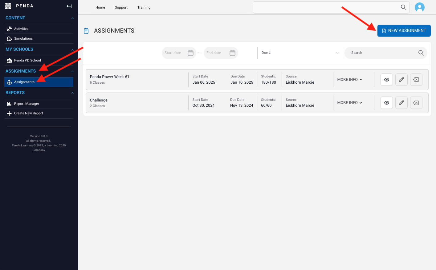 How to Assign Activities and Assessments (Admin) – Penda Learning