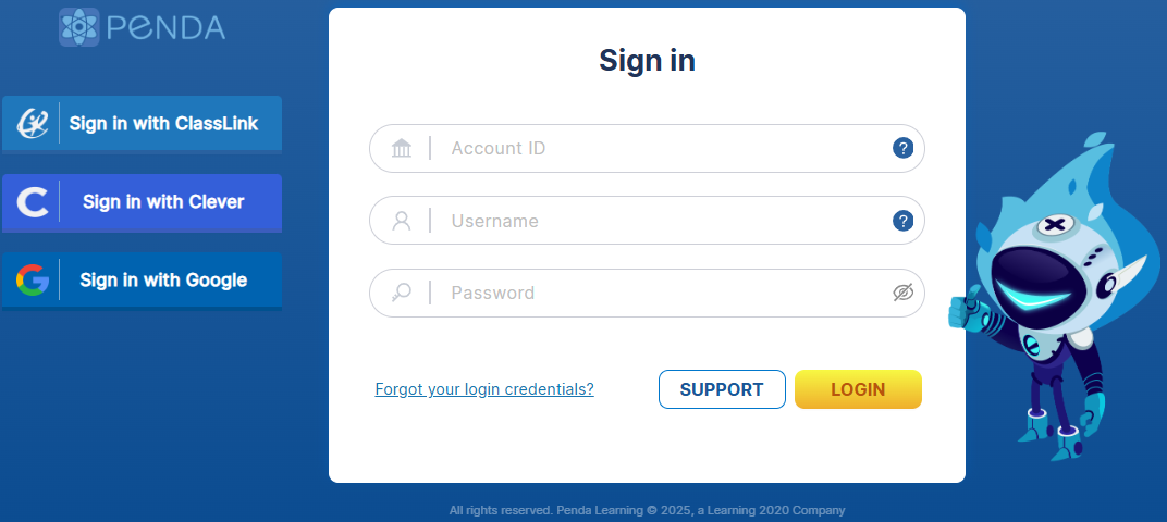 Student Log In – Penda Learning