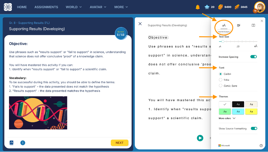 How to Use the Immersive Reader and Language Translator Tools – Penda ...