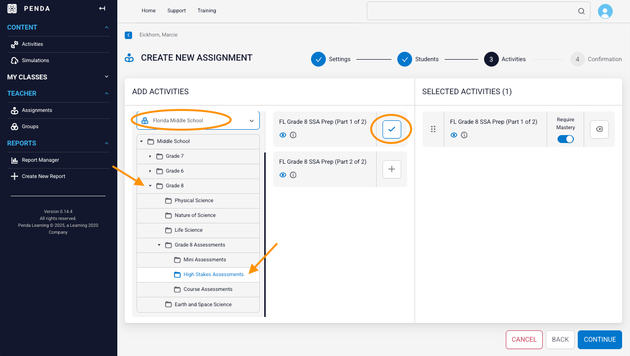 How to Use the Updated Search Feature in the Assignment Wizard – Penda ...