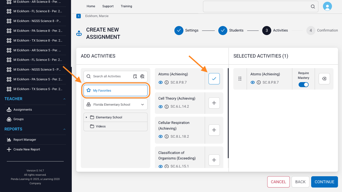 How to Search, Preview, and Favorite Activities – Penda Learning